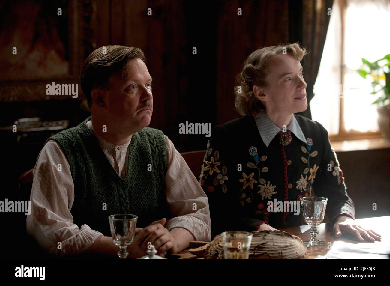 JUSTUS VON DOHNANYI, CLAUDIA GEISLER, THE MONUMENTS MEN, 2014 Stock ...