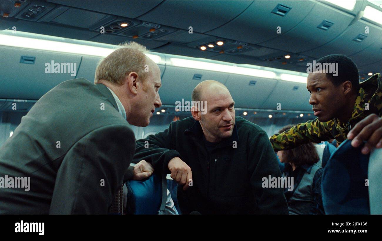 FRANK DEAL, COREY STOLL, COREY HAWKINS, NON-STOP, 2014 Stock Photo - Alamy