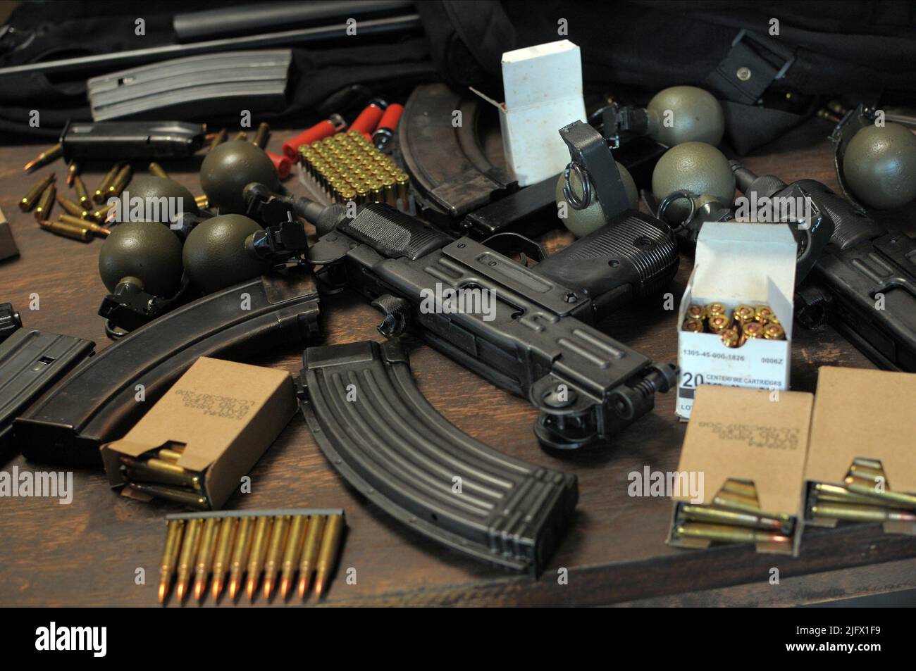 GUNS, GRENADES, BULLETS, THE RAID 2, 2014 Stock Photo - Alamy