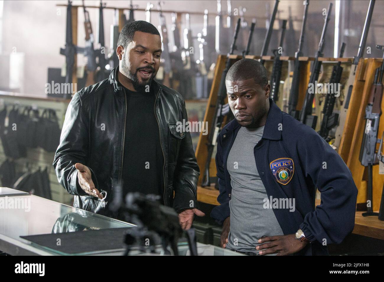 ICE CUBE, KEVIN HART, RIDE ALONG, 2014 Stock Photo - Alamy
