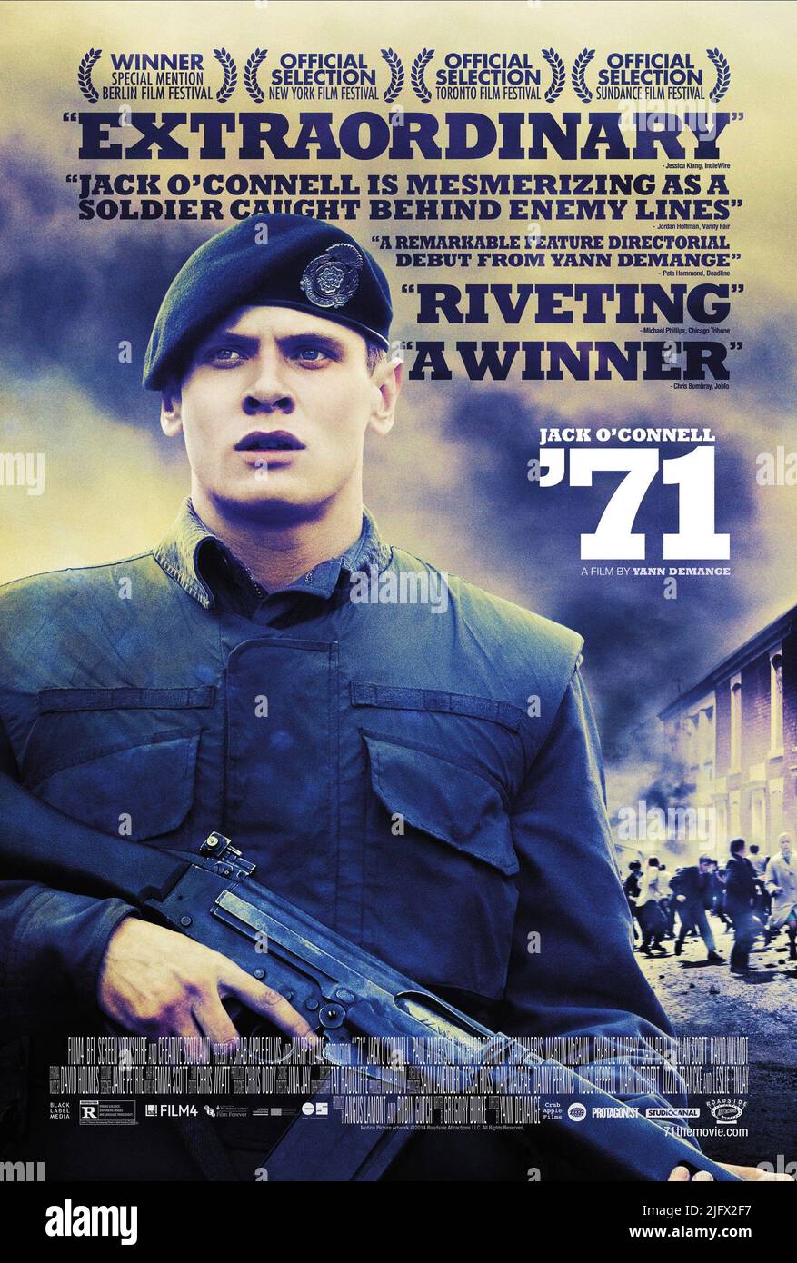 JACK O'CONNELL POSTER, '71, 2014 Stock Photo - Alamy