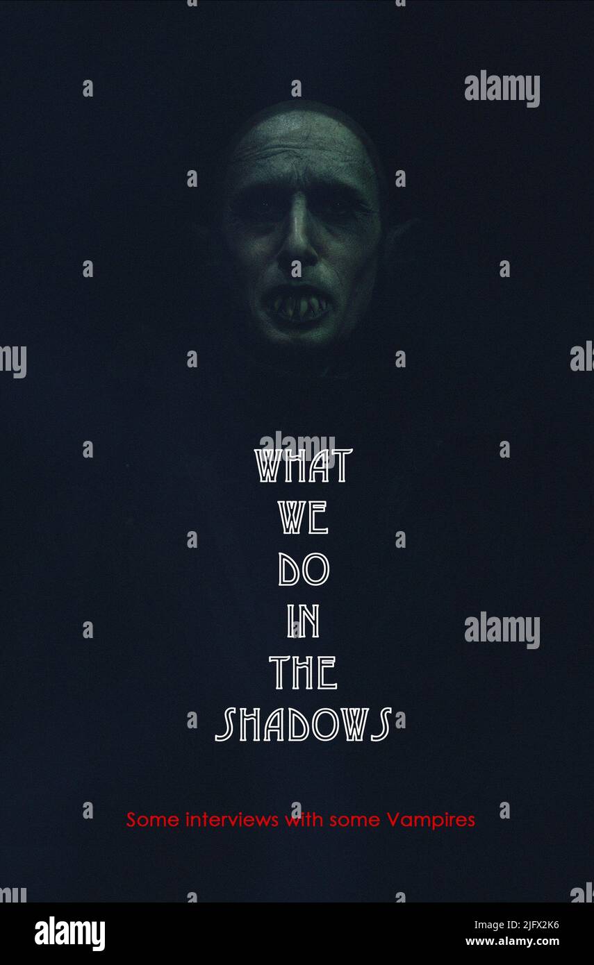 BEN FRANSHAM POSTER, WHAT WE DO IN THE SHADOWS, 2014 Stock Photo - Alamy