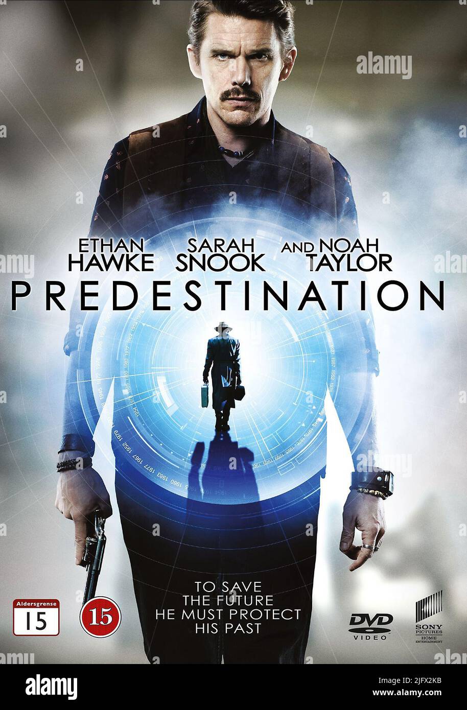 ETHAN HAWKE POSTER, PREDESTINATION, 2014 Stock Photo - Alamy