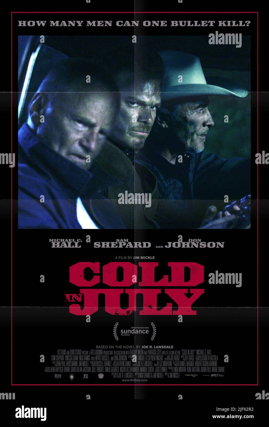 SAM SHEPARD, MICHAEL C. HALL, DON JOHNSON POSTER, COLD IN JULY, 2014 ...