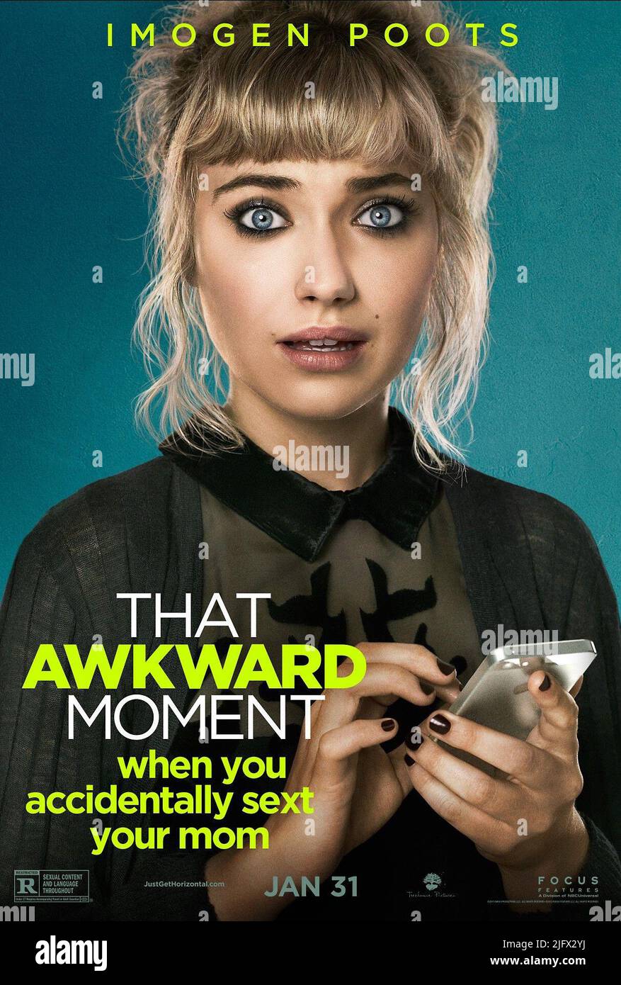 IMOGEN POOTS POSTER, THAT AWKWARD MOMENT, 2014 Stock Photo - Alamy