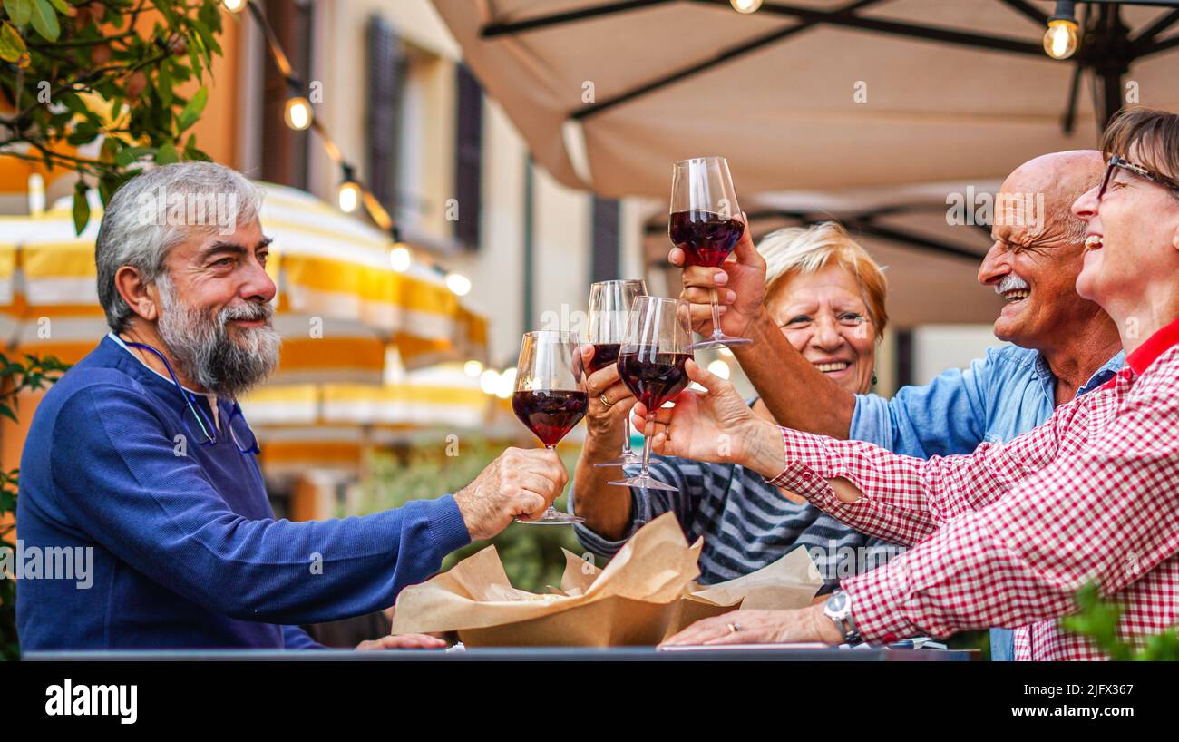 Group Of Old People Laughing