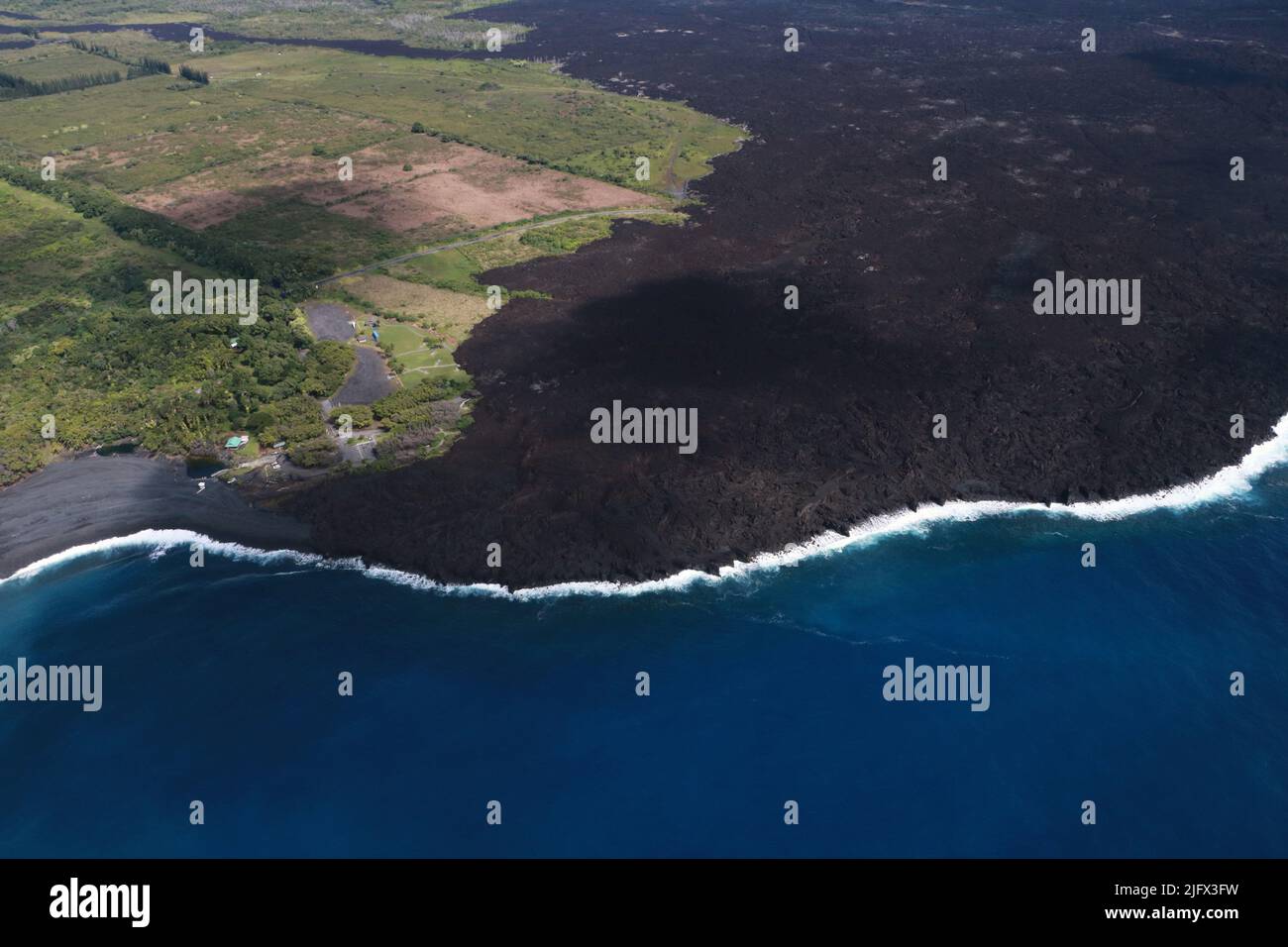 Lava Field. The fissure 8 lava flows of K?lauea's 2018 lower East Rift ...