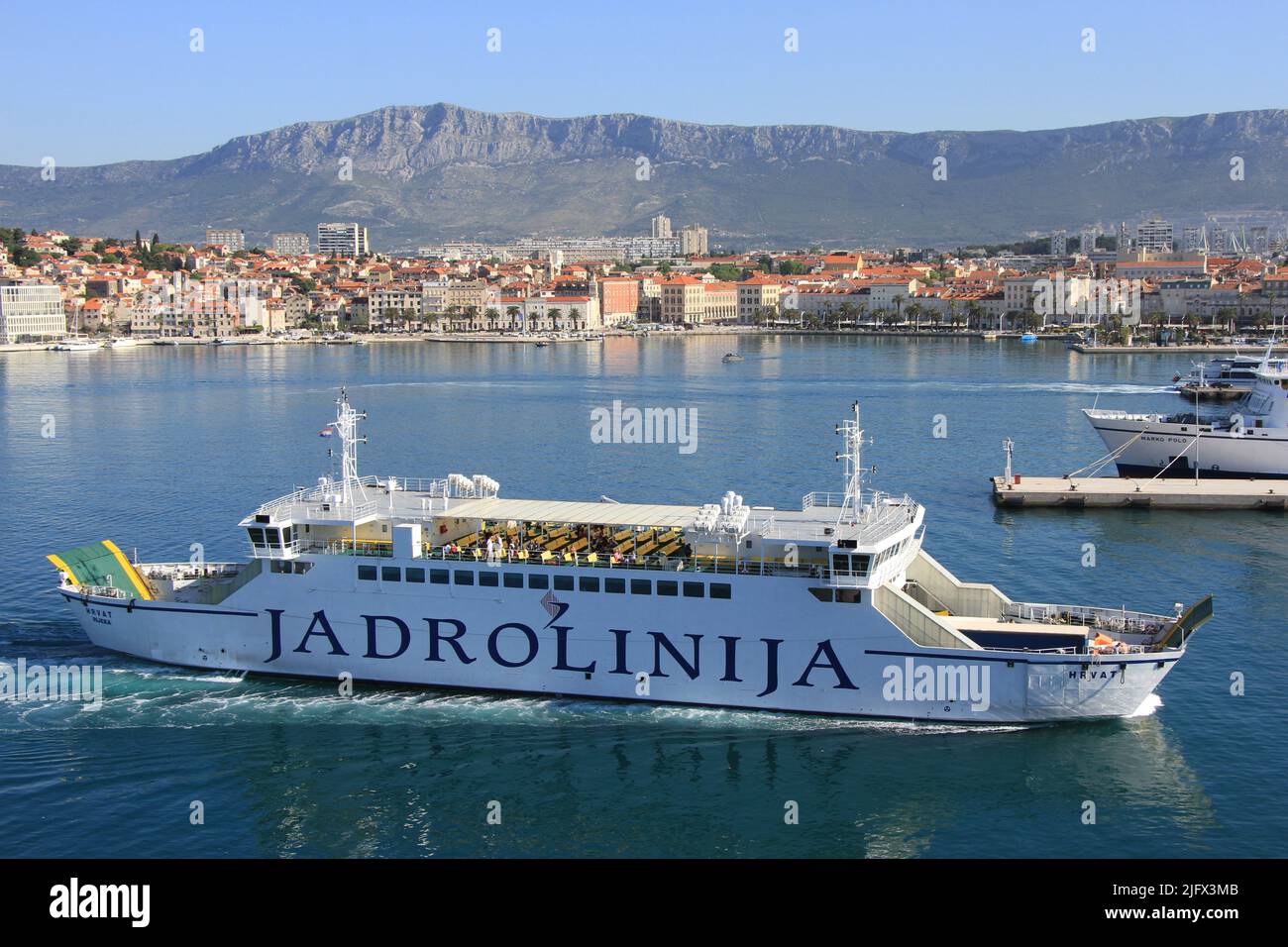 Scenes around the harbour at Split, Croatia Stock Photo - Alamy