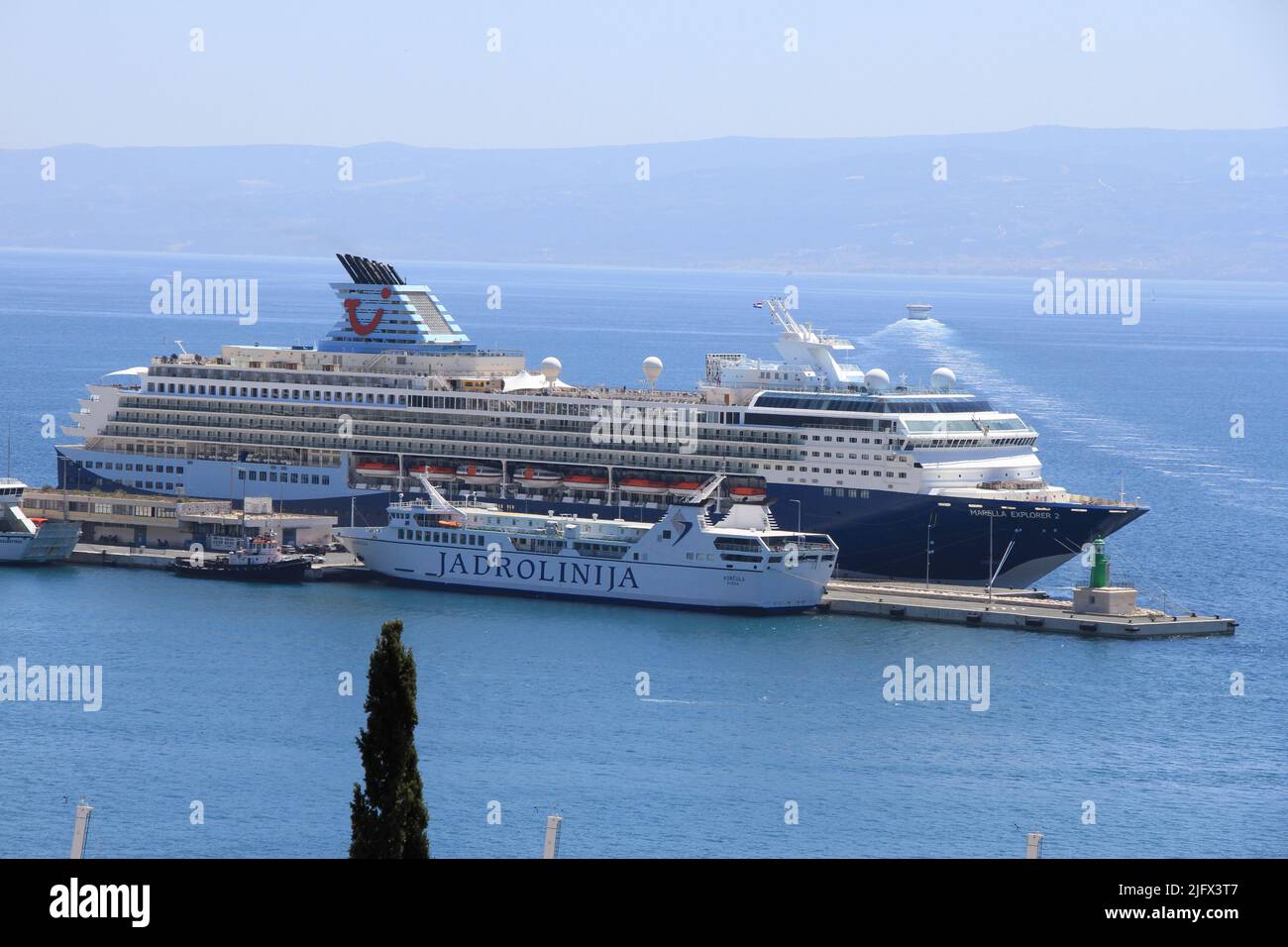 Scenes around the harbour at Split, Croatia Stock Photo - Alamy
