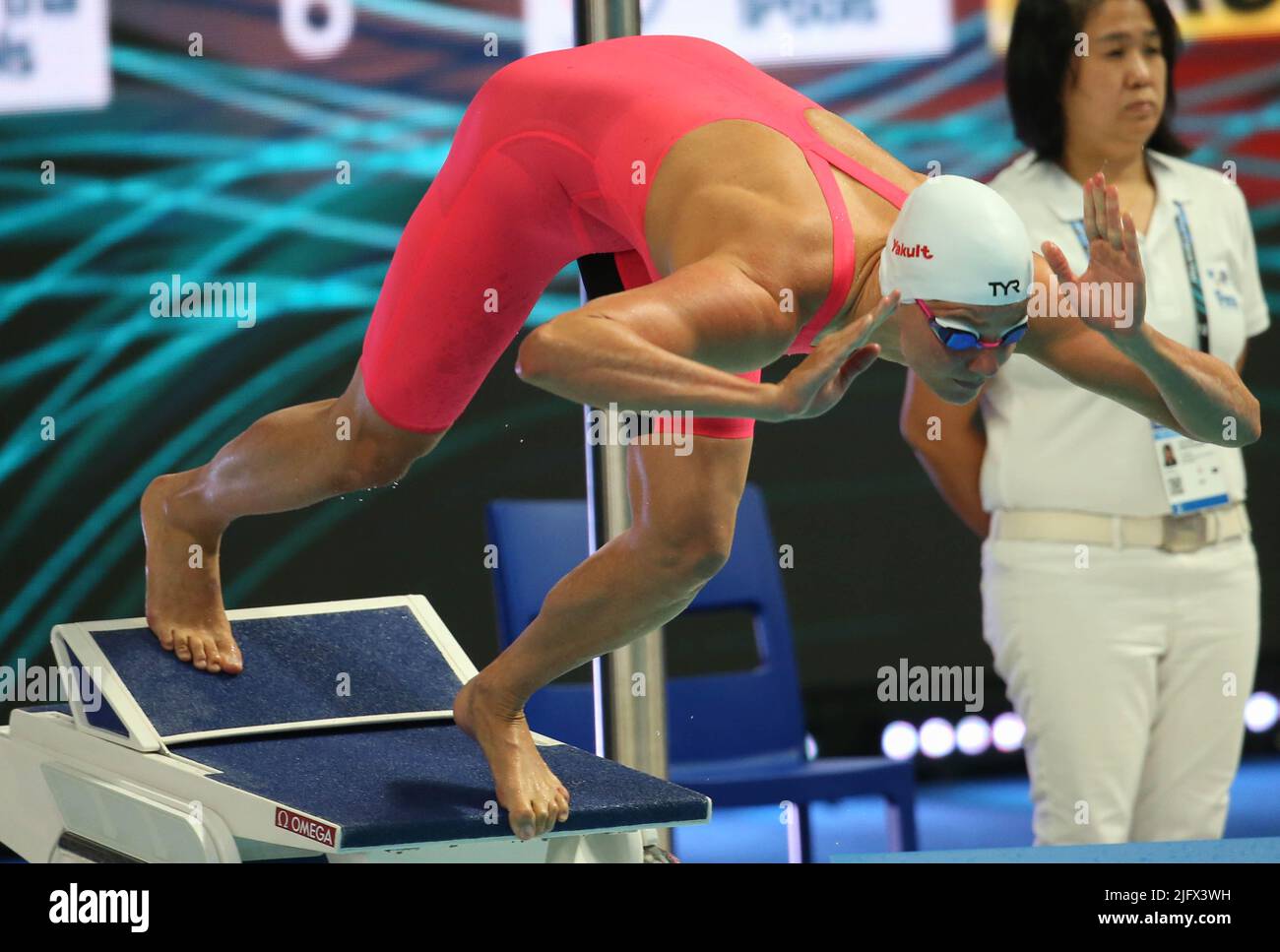 Marie Wattel of France Finale 100 M Freestyle Women during the 19th ...