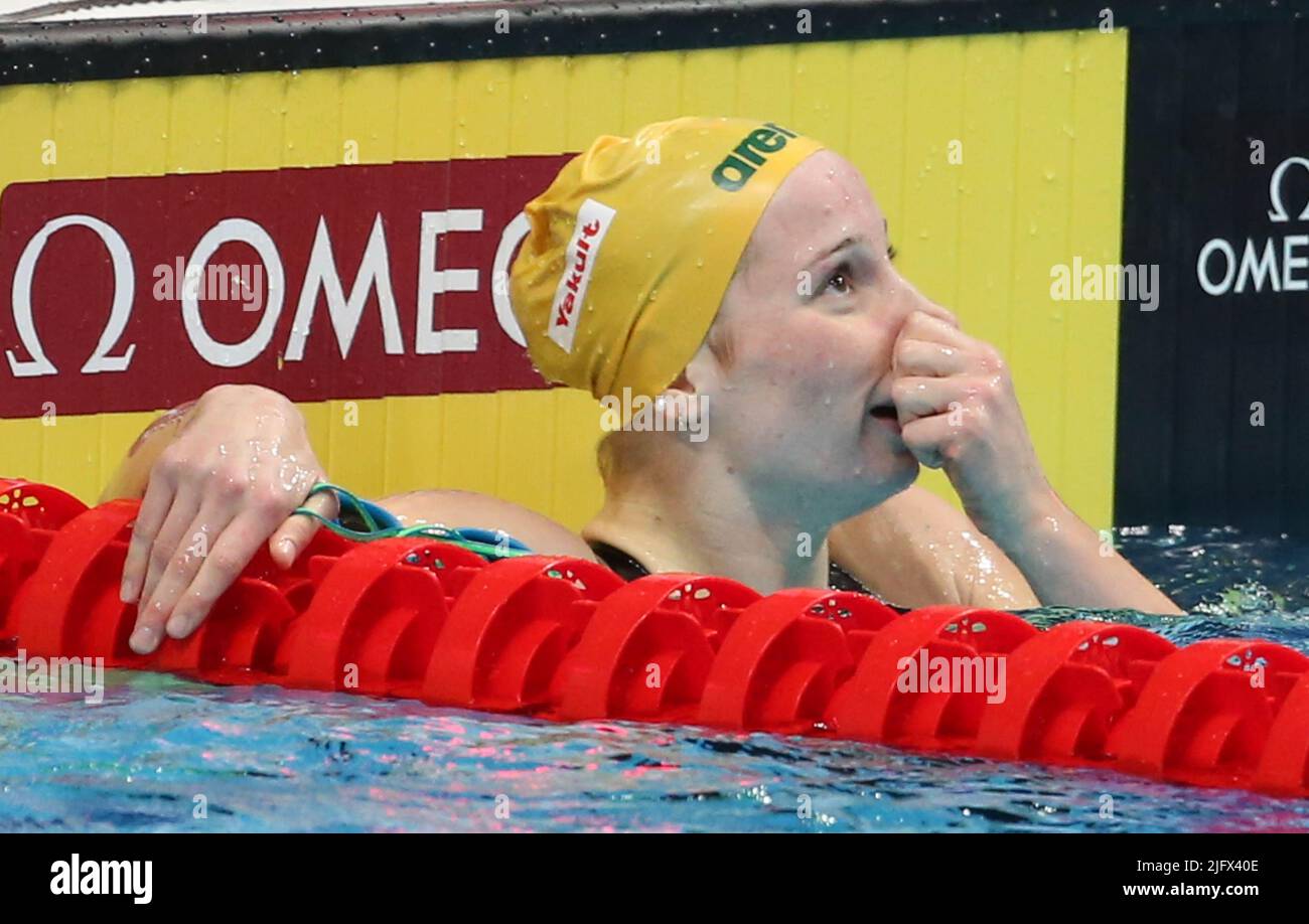 Mollie O’Callaghan of Australia Finale 100 M Freestyle Women during the ...