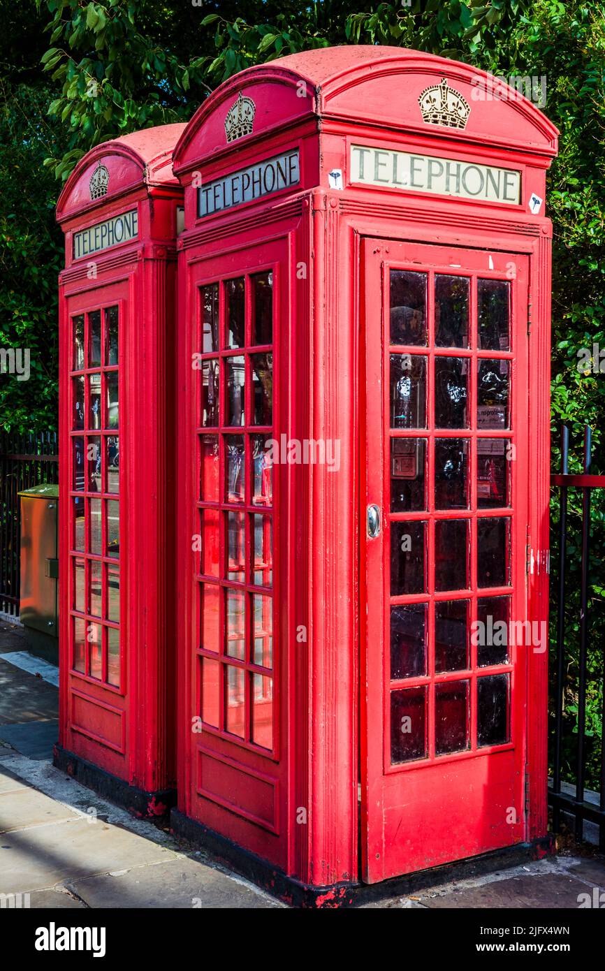 Symbol of Britain. Red telephone box. The red telephone box, a ...