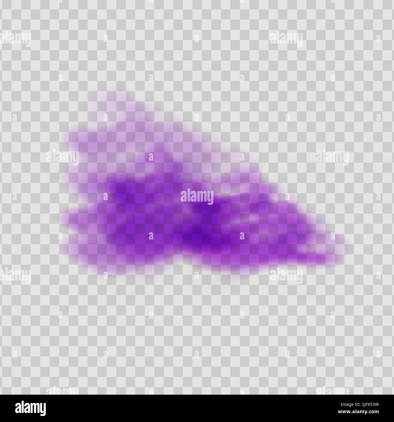 Realistic scary mystical violet fog.Night Halloween. Purple poisonous ...