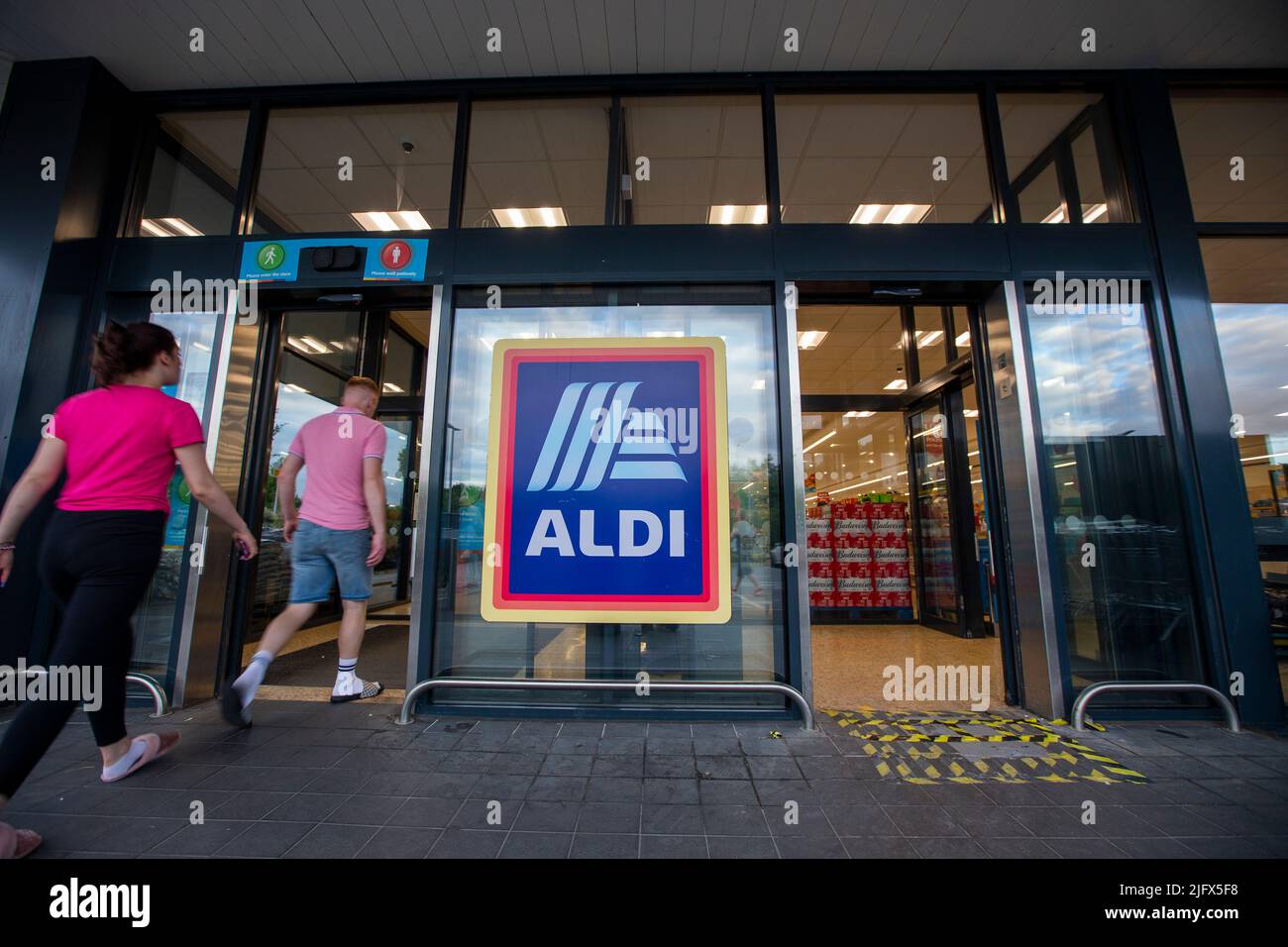 Aldi Supermarket at Faringdon, Oxfordshire, England, UK Stock Photo - Alamy