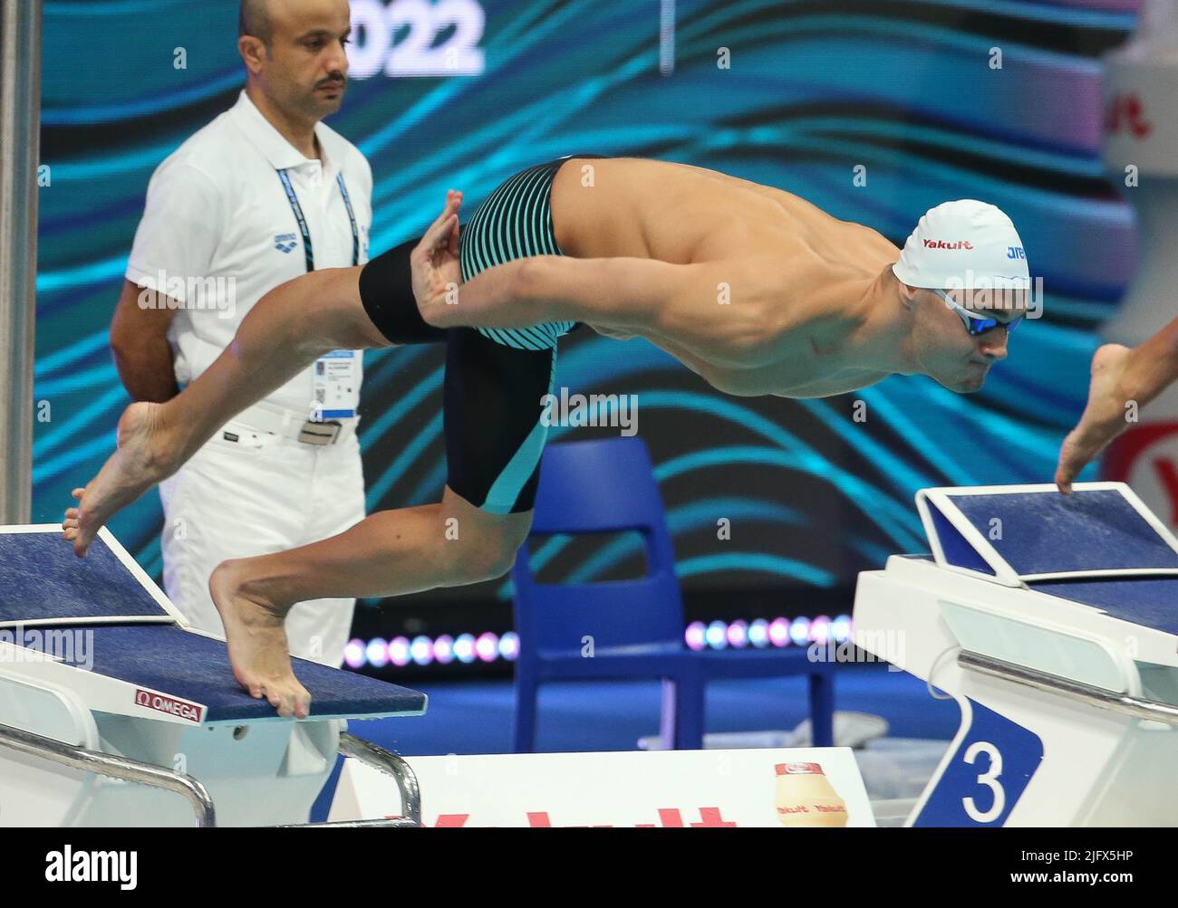 Kristof Milak of Hongrie Finale 100 M Butterfly Men during the 19th ...