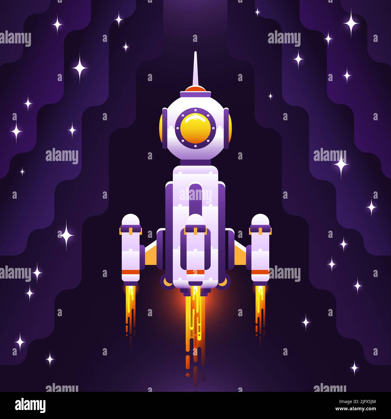 Video space rocket flying hi-res stock photography and images - Alamy
