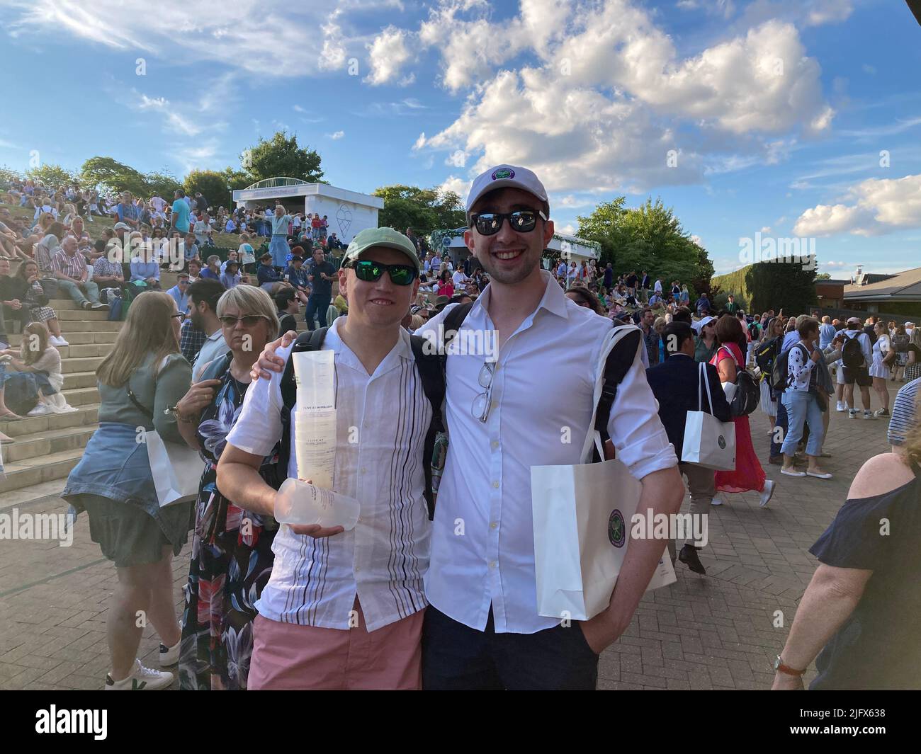 Alex Bennett, 23, from Cambridge and Connor Harris, 24, from Cardiff ...