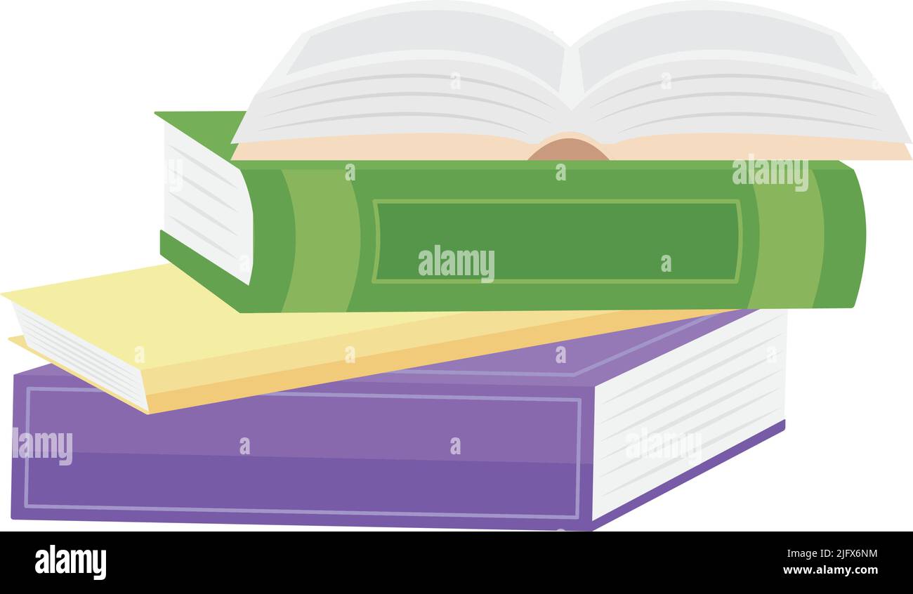 academic books stack Stock Vector Image & Art - Alamy
