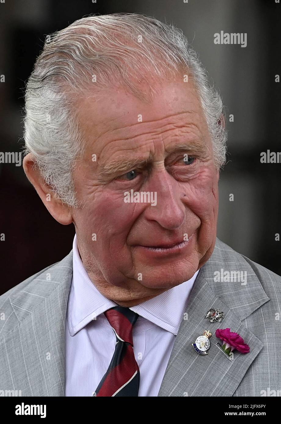 The Prince of Wales, Colonel-in-Chief of The Queen's Dragoon Guards ...