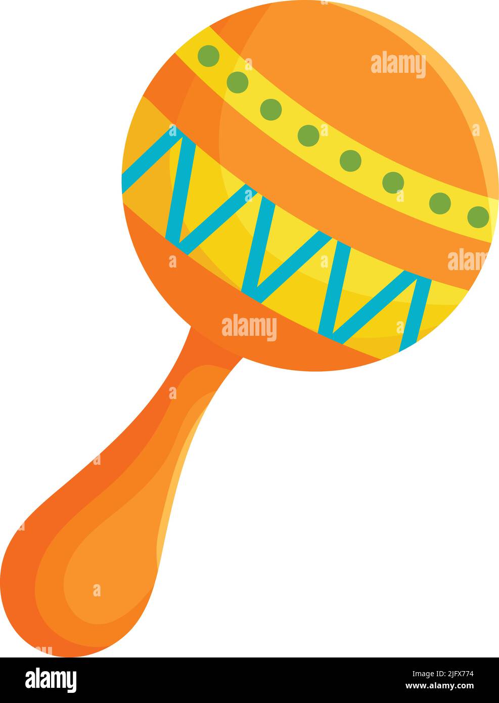 colorful maraca icon Stock Vector Image & Art - Alamy