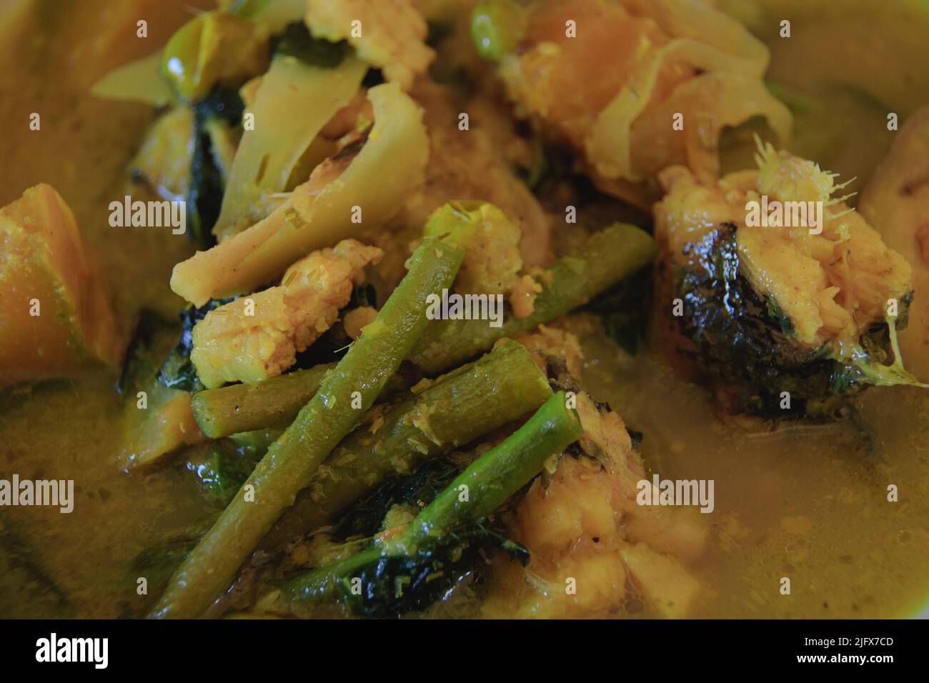 Samlor kako or samlor korkor, traditional soup dish from Cambodia ...