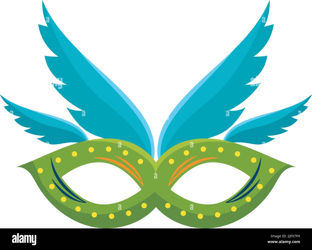 green carnival mask Stock Vector Image & Art - Alamy