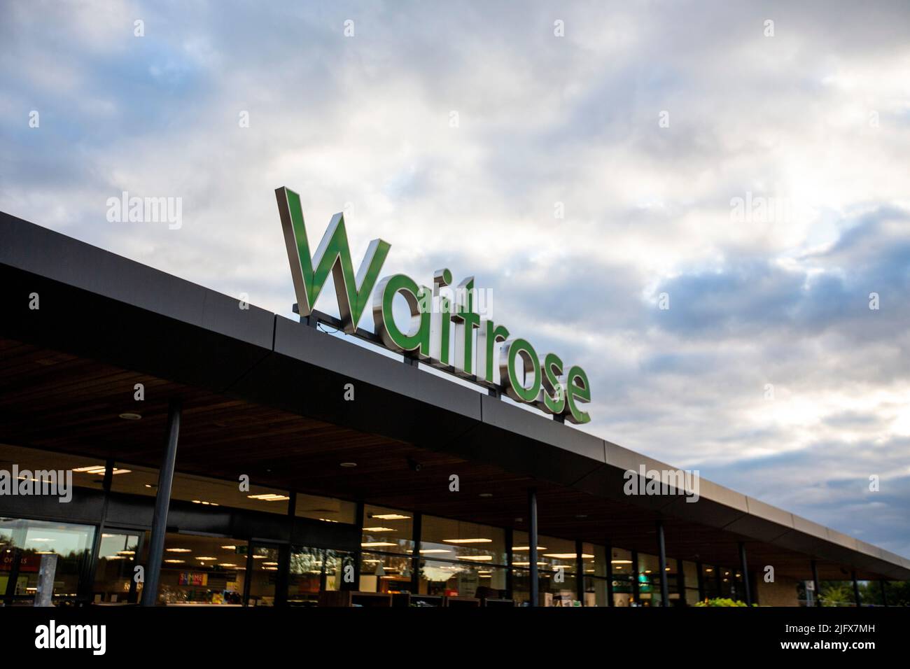 Waitrose supermarket, Faringdon, Oxfordshire, England, UK Stock Photo ...