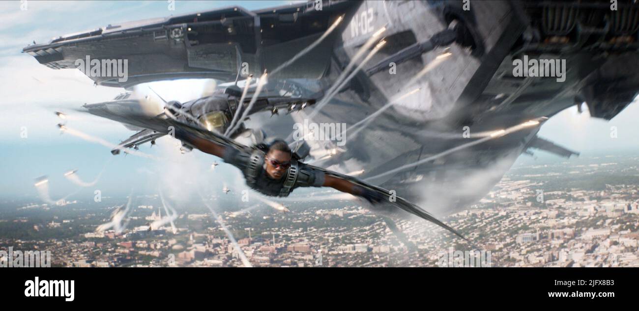 ANTHONY MACKIE, CAPTAIN AMERICA: THE WINTER SOLDIER, 2014 Stock Photo ...