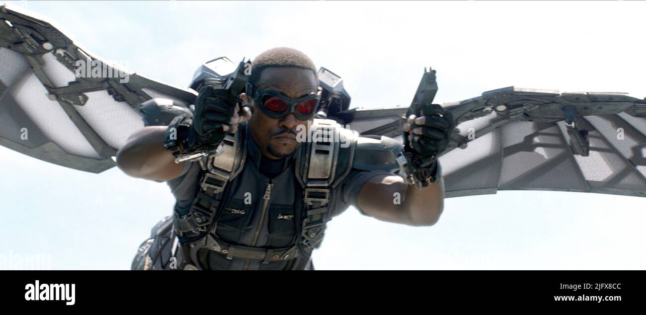 ANTHONY MACKIE, CAPTAIN AMERICA: THE WINTER SOLDIER, 2014 Stock Photo ...