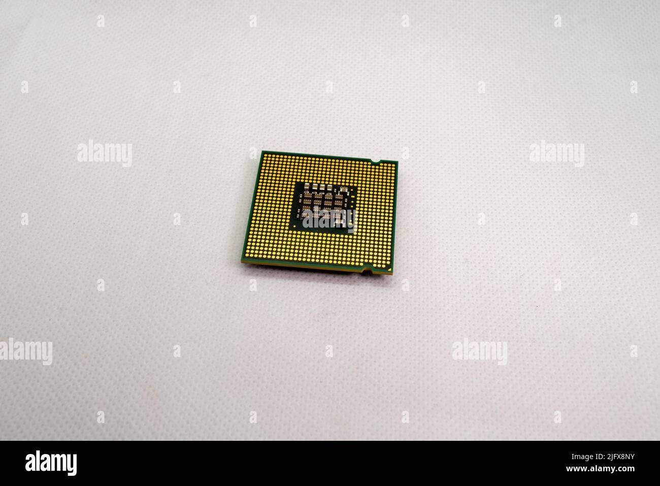 A close up of a cpu chip Stock Photo - Alamy