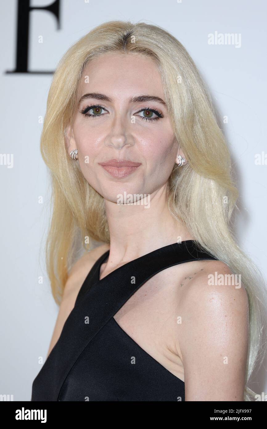Paris, France. July 5, 2022, Sabine Getty at the Armani fashion show ...