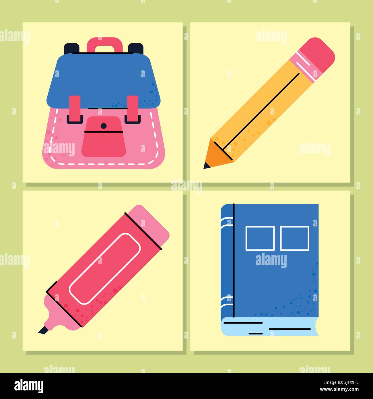 school icon collection Stock Vector Image & Art - Alamy