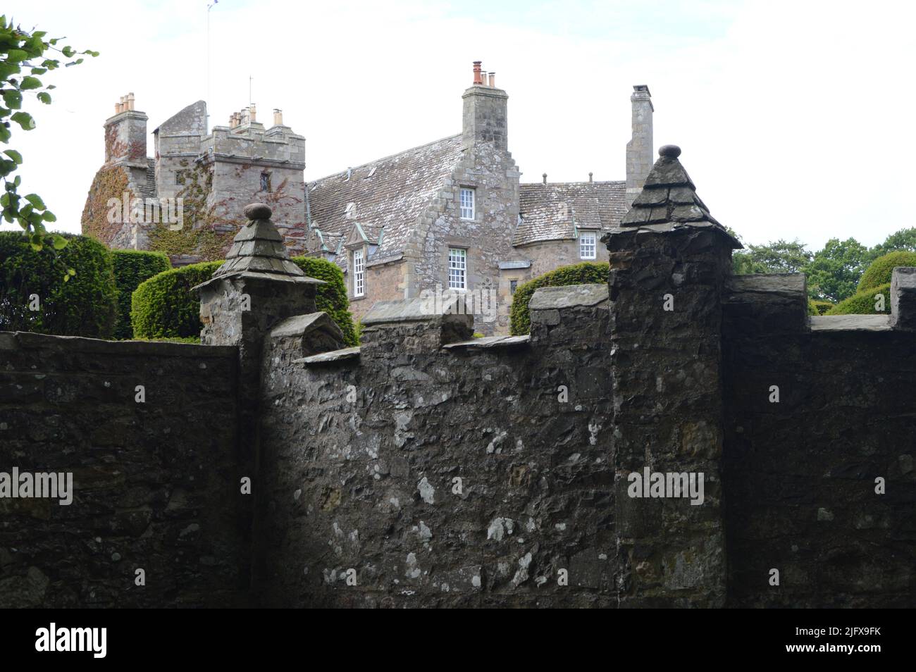 16th century Earlshall Castle, Leuchars, Fife, Scotland, July 2022 ...