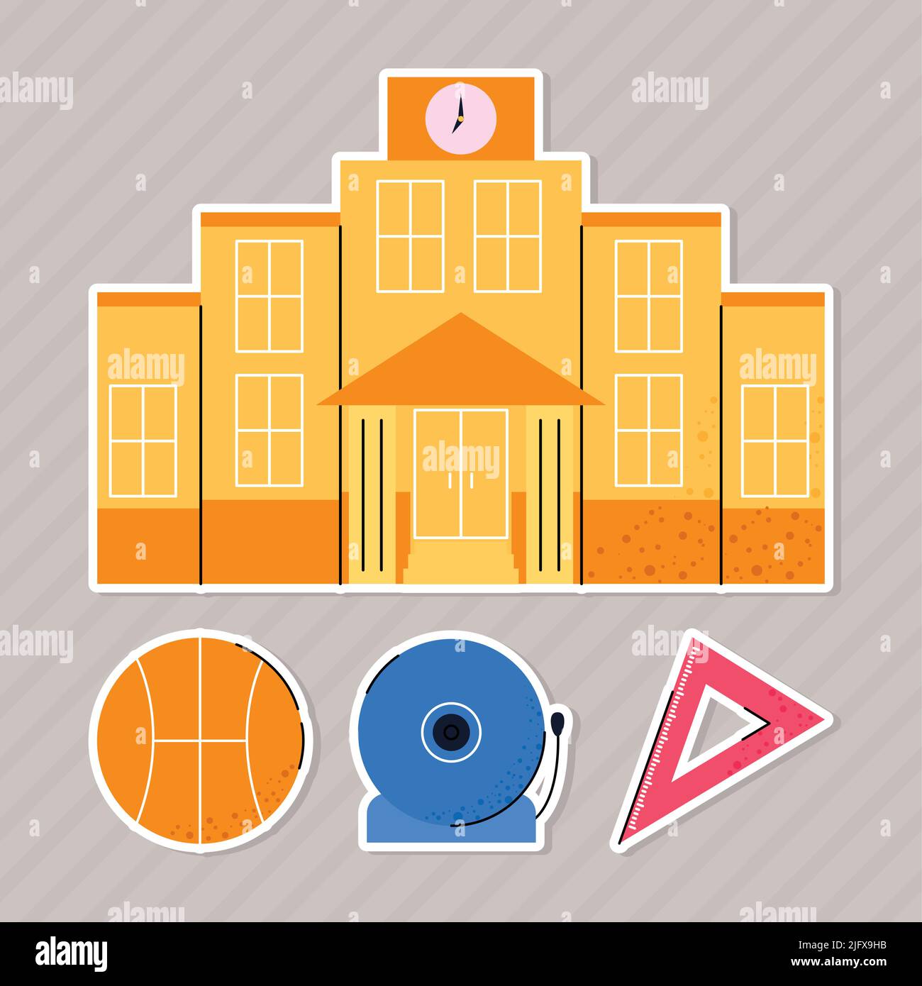 school icon set Stock Vector Image & Art - Alamy