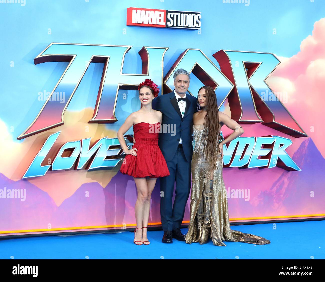Natalie Portman, Taika Waititi and Tessa Thompson, Thor Love and ...