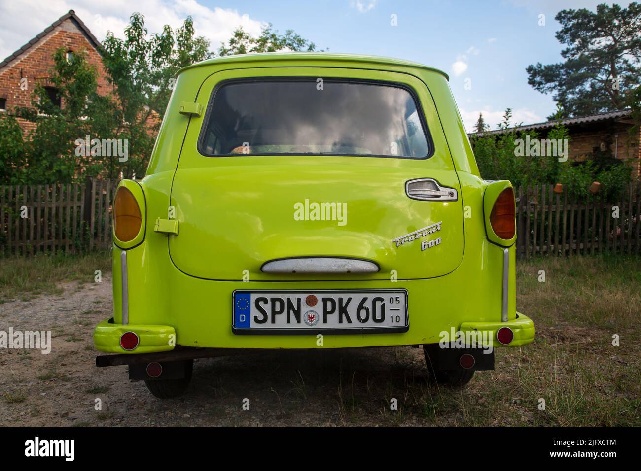 Yellow trabi hi-res stock photography and images - Alamy