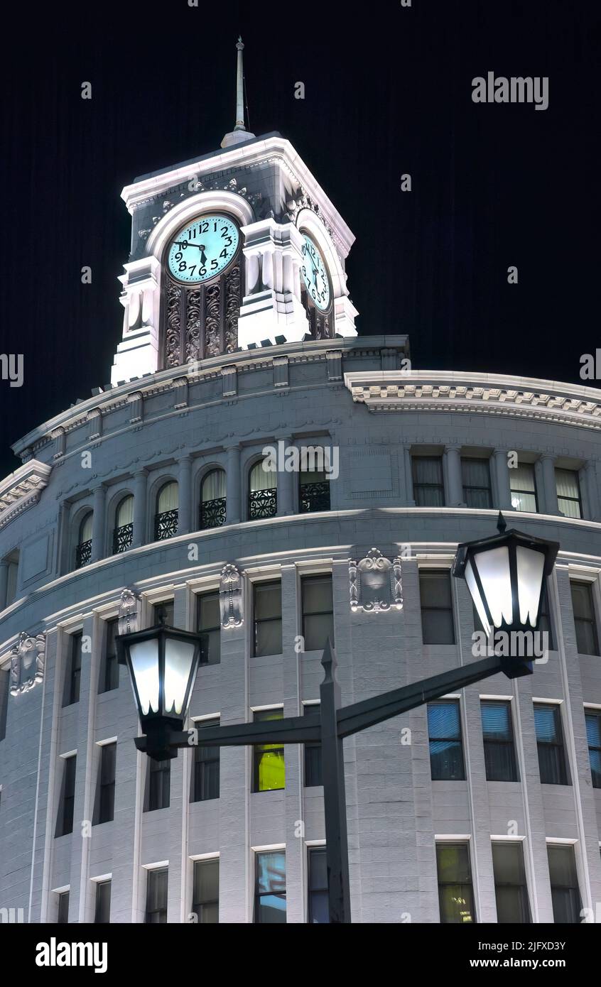 The historic Wako Building at Ginza, Tokyo JP Stock Photo - Alamy