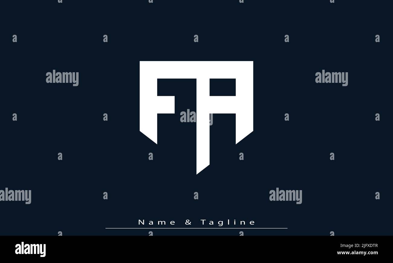 Alphabet letters Initials Monogram logo FA , AF Stock Vector Image ...