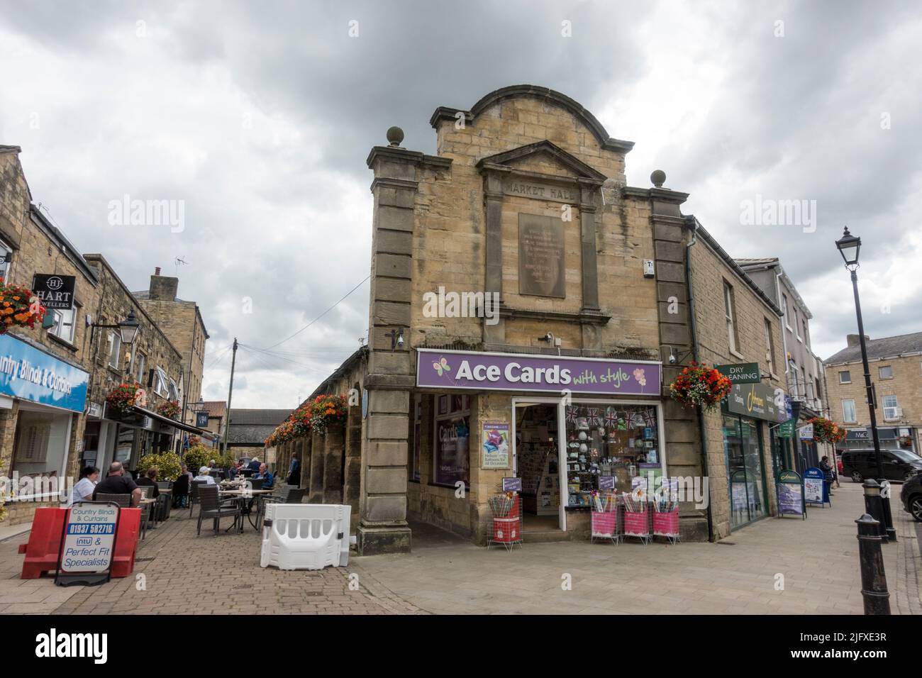 Market Hall in Wetherby, a market town and civil parish in the City of ...