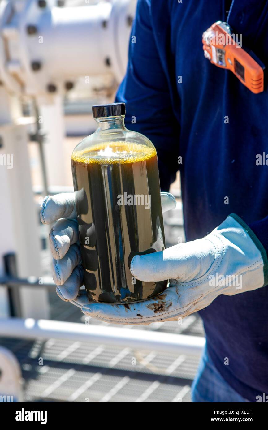 Oil Tank Farm in West Texas Stock Photo - Alamy