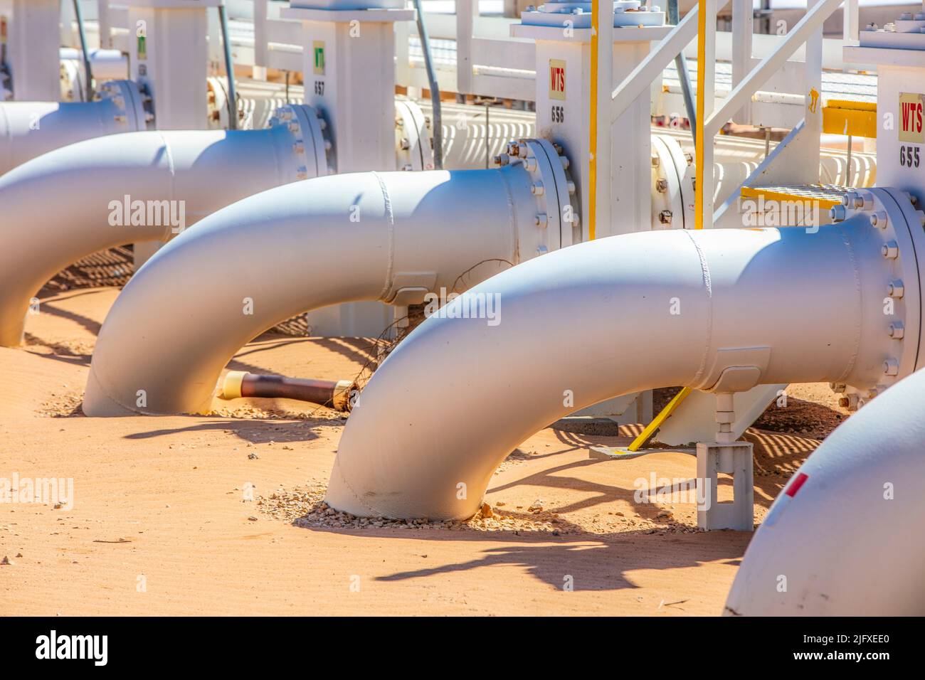 Oil Tank Farm in West Texas Stock Photo - Alamy