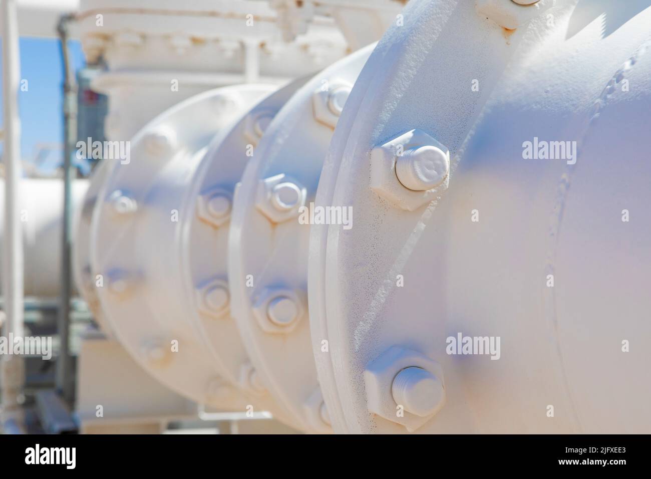 Oil Tank Farm in West Texas Stock Photo - Alamy
