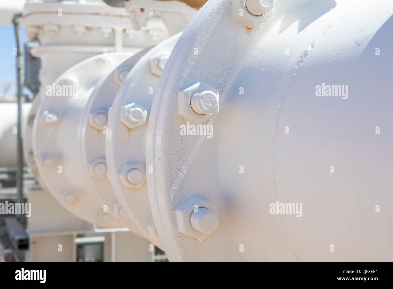 Oil Tank Farm in West Texas Stock Photo - Alamy