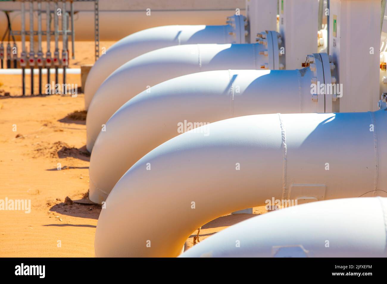 Oil Tank Farm in West Texas Stock Photo - Alamy