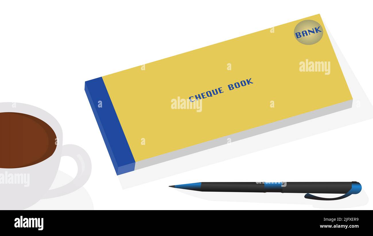 Cheque book design hi-res stock photography and images - Alamy