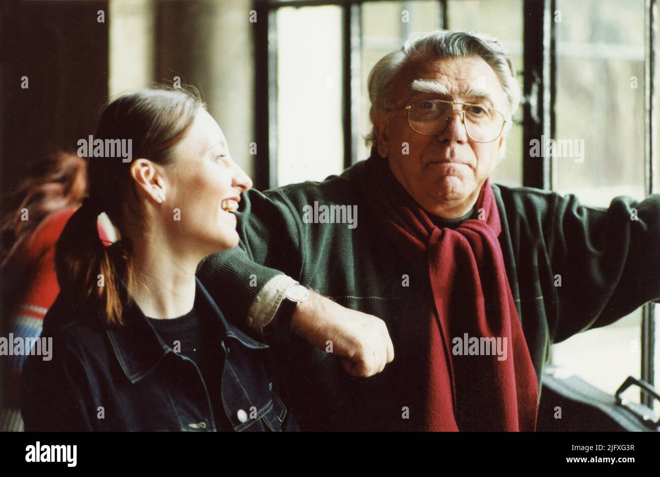 Romanian actress Adina Andrei & film director Dan Pita during the ...
