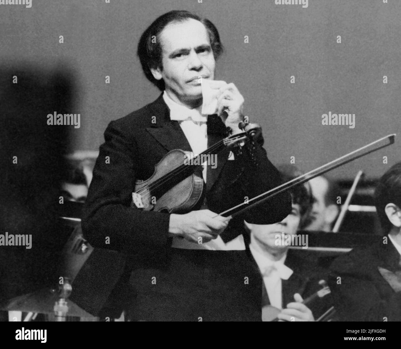 Famous Russian (Soviet) violinist Leonid Kogan, approx. 1974 Stock ...