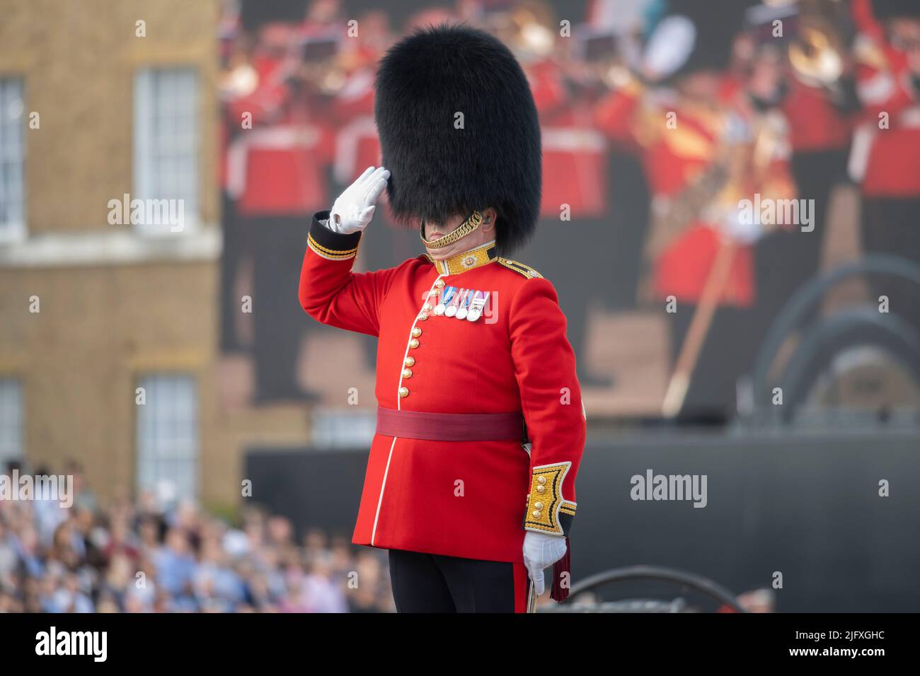 Horse Guards Parade, London, UK. 5 July 2022. The British Army’s ...