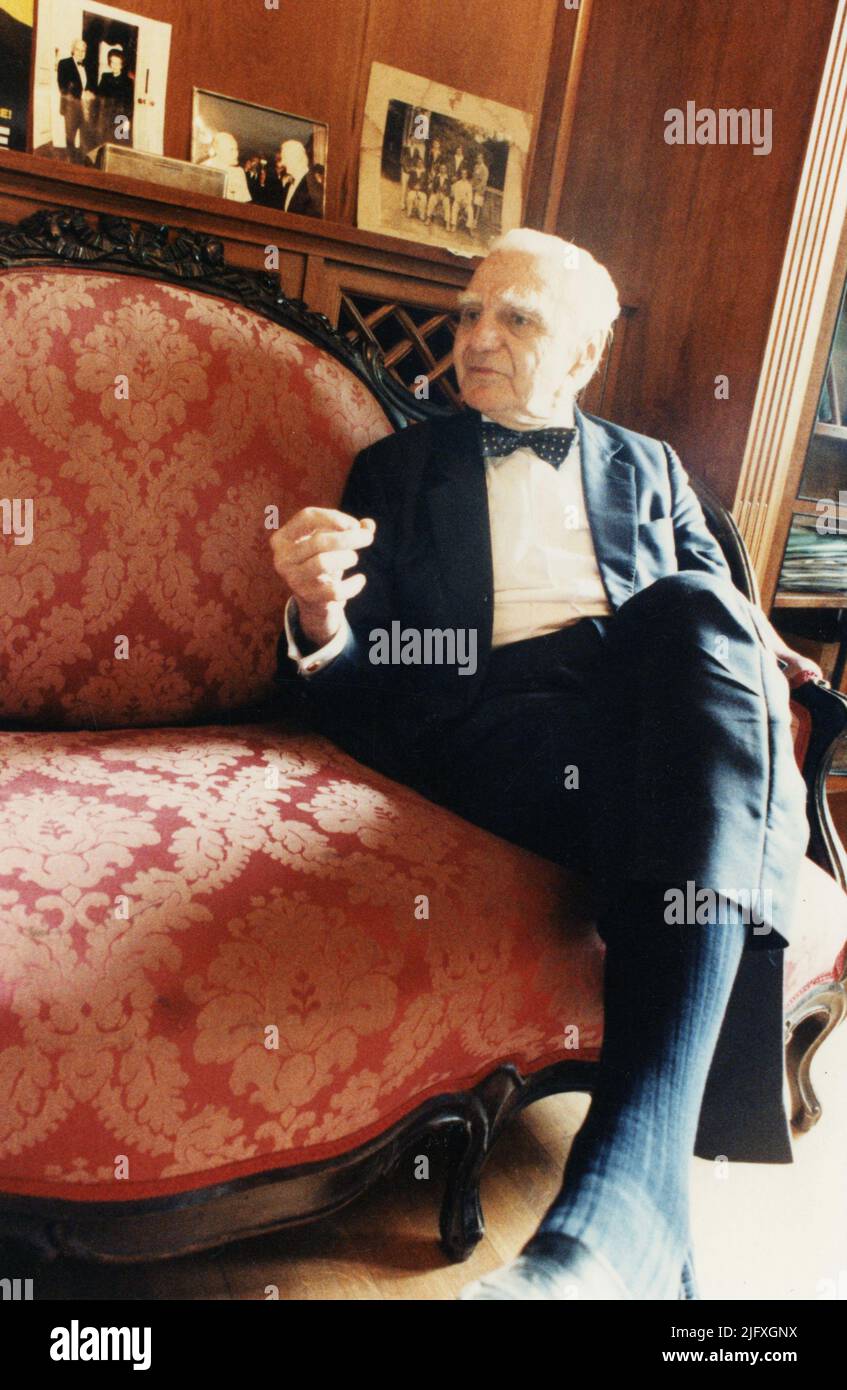 Romanian politician Ion Rațiu, approx. 1991 Stock Photo - Alamy