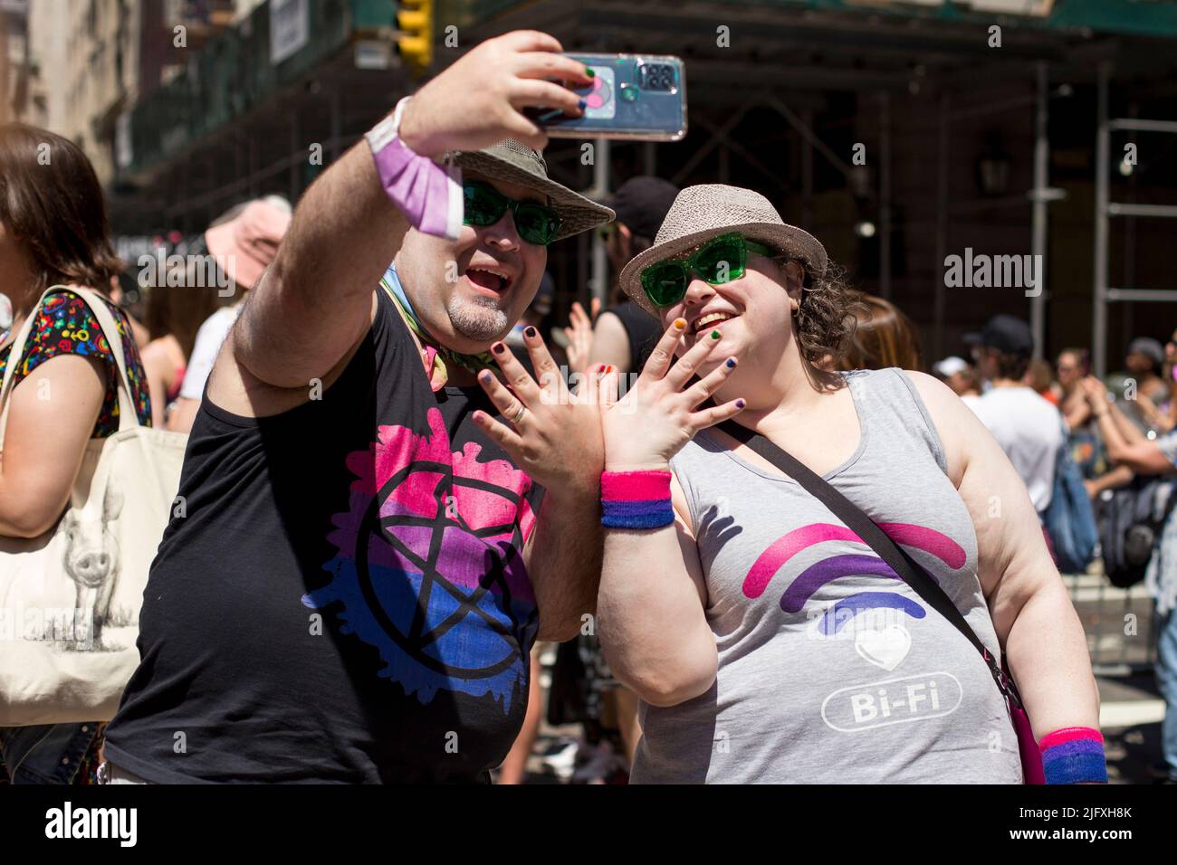 A LGBTQ couple taking selfie Stock Photo - Alamy